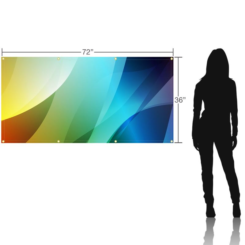 Full-Color Custom Vinyl Banner, Choose a Size Vinyl Banner Size ...
