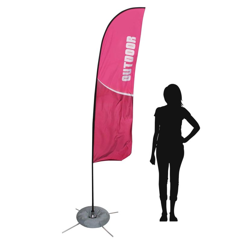 Zoom 3 Straight Flag 3 Meters Tall