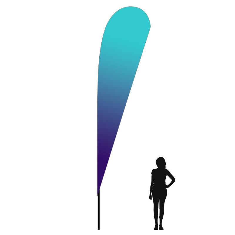 Zoom 5 Teardrop Flag 5 Meters Tall