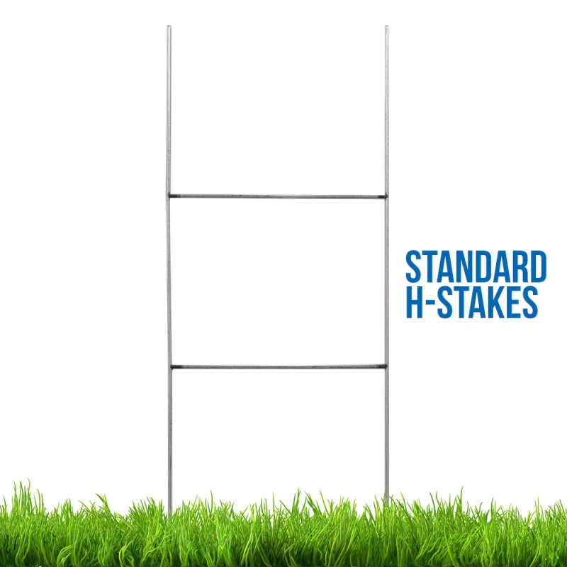 Full Color 18" x 24" Custom Printed Yard Signs Choose your Yard Stakes ...