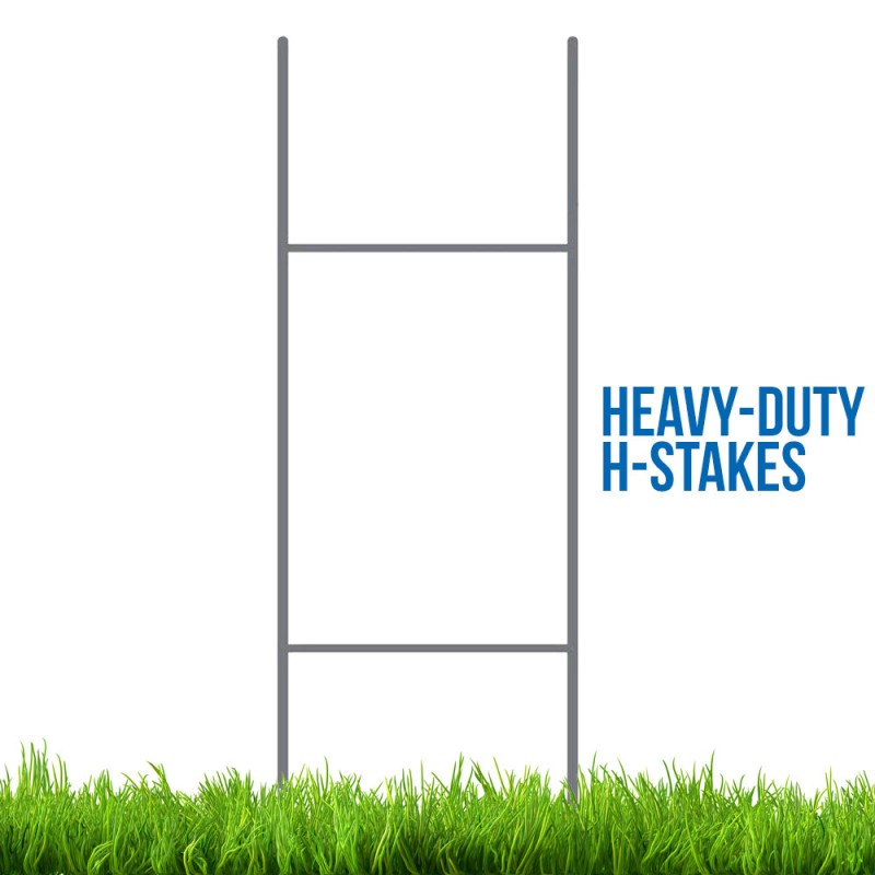 Full Color 18" x 24" Custom Printed Yard Signs Choose your Yard Stakes ...